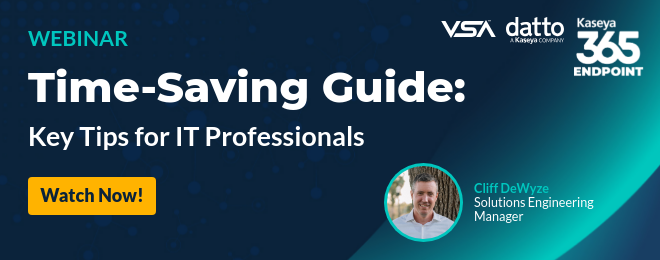 Webinar - Time-Saving Guide: Key Tips for IT Professionals