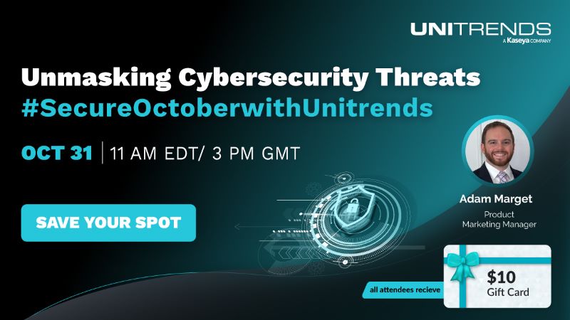 Webinar: Unmasking Cybersecurity Threats | Unitrends